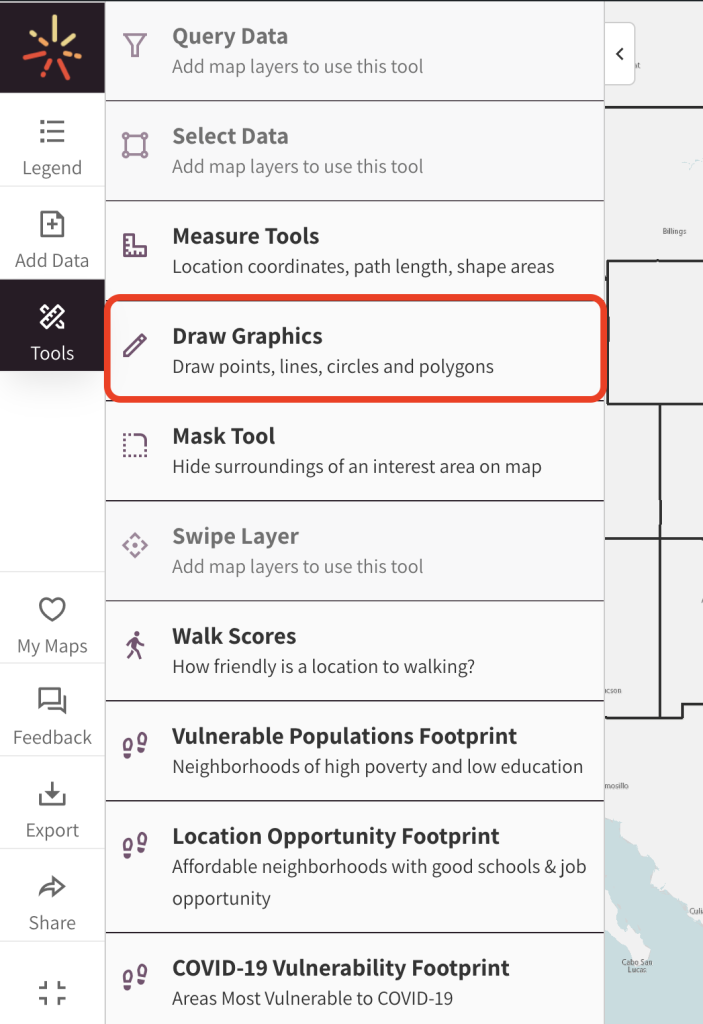 How to Use the Draw Graphics Tool - SparkMap